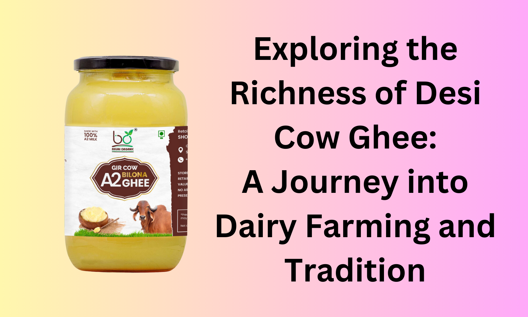 Exploring the Richness of Desi Cow Ghee: A Journey into Dairy Farming ...